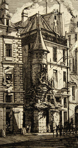 Tourelle, Rue de la Tixeranderie (House with a Turret, Rue de la ...